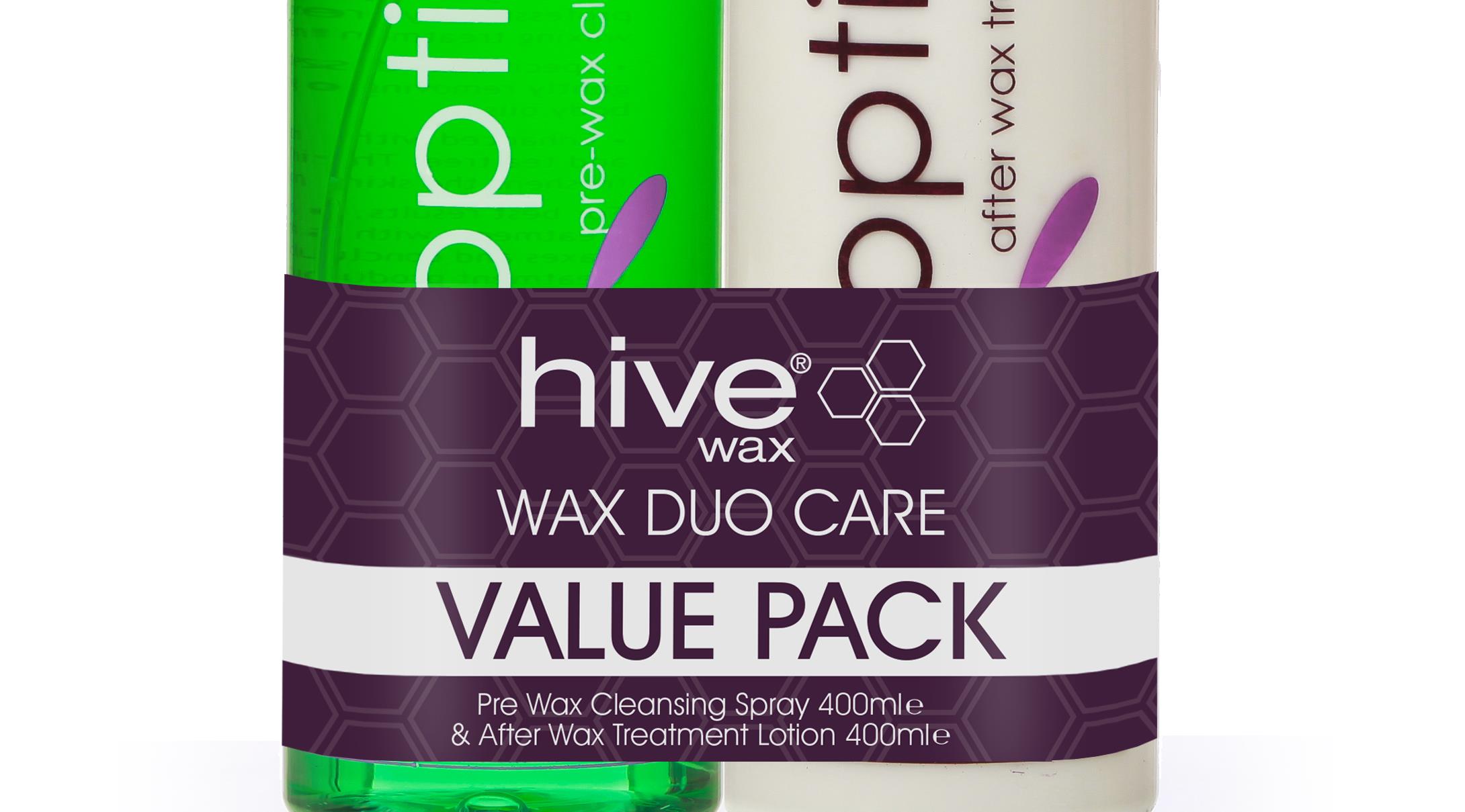 Hive launches product pack for pre- and post- waxing treatments