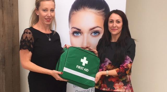 Aesthetic Medicine - Aesthetic nurse creates emergency packs