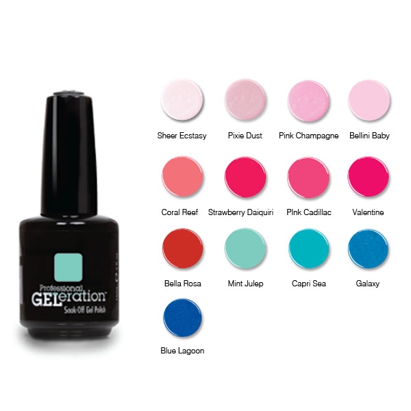 Brighten up with new GELeration summer colours.