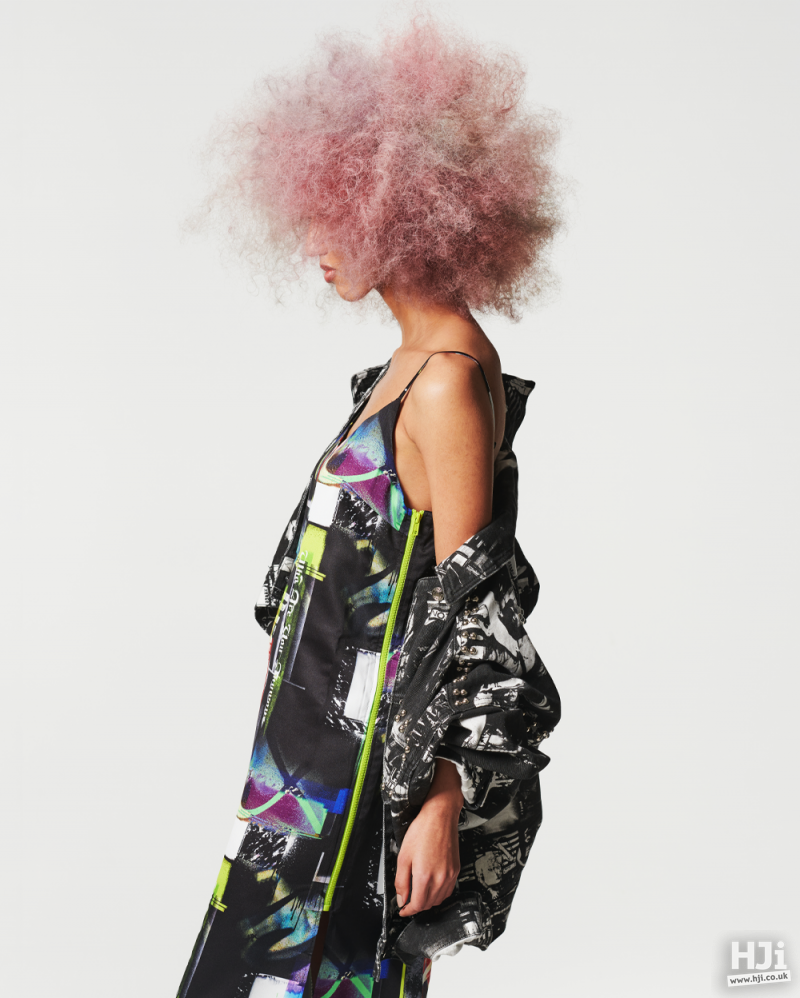 Afro with muted colours