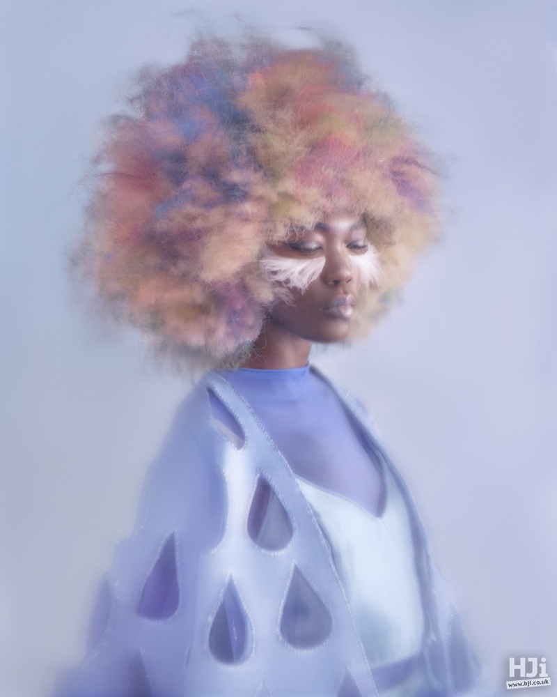 Creative colour Afro textured hair