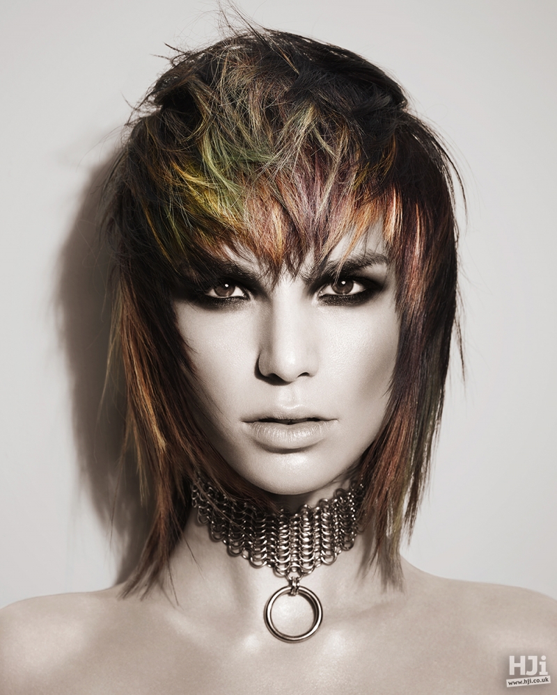 Multi-coloured fringe