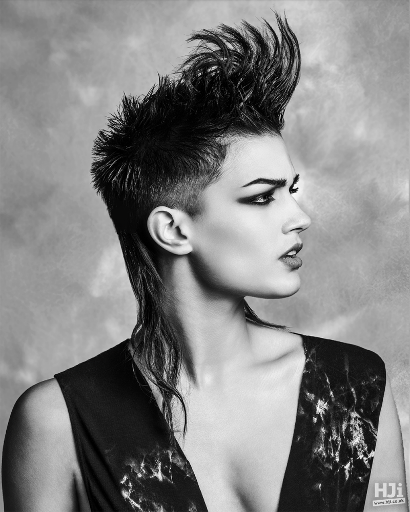 Spiky mohawk