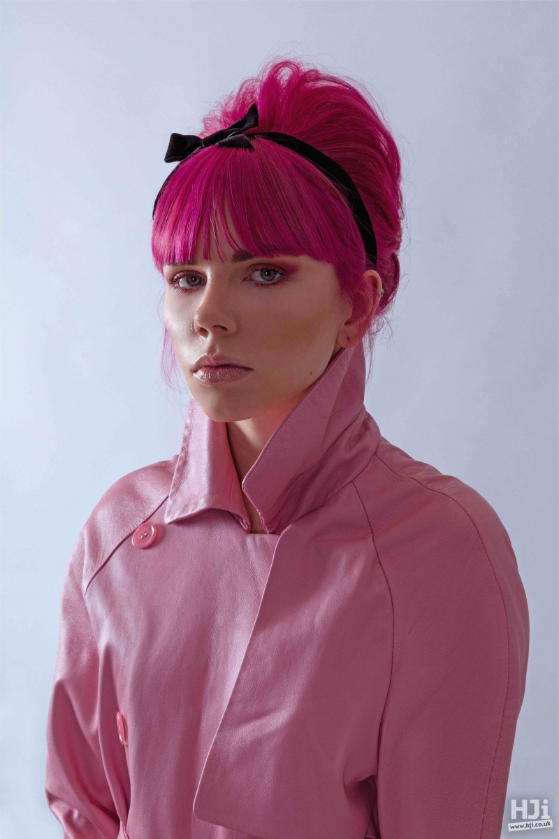 Block bright pink