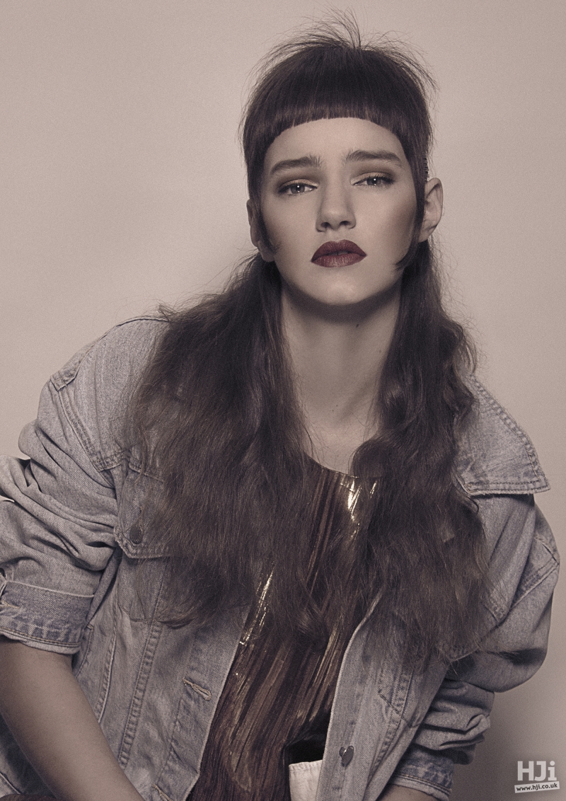 1960s layered crop with fringe