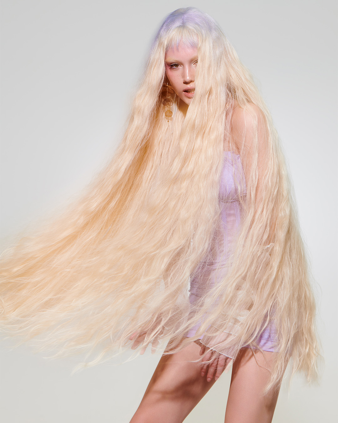 Jodie Kirk - Just til Dawn Collection - Long Platinum Wavy Hair with ...