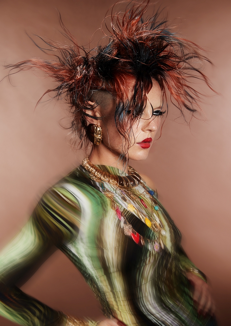 Black and Red Shaggy Hair - Brodie Lee Tsiknaris - Gypsy Collection ...